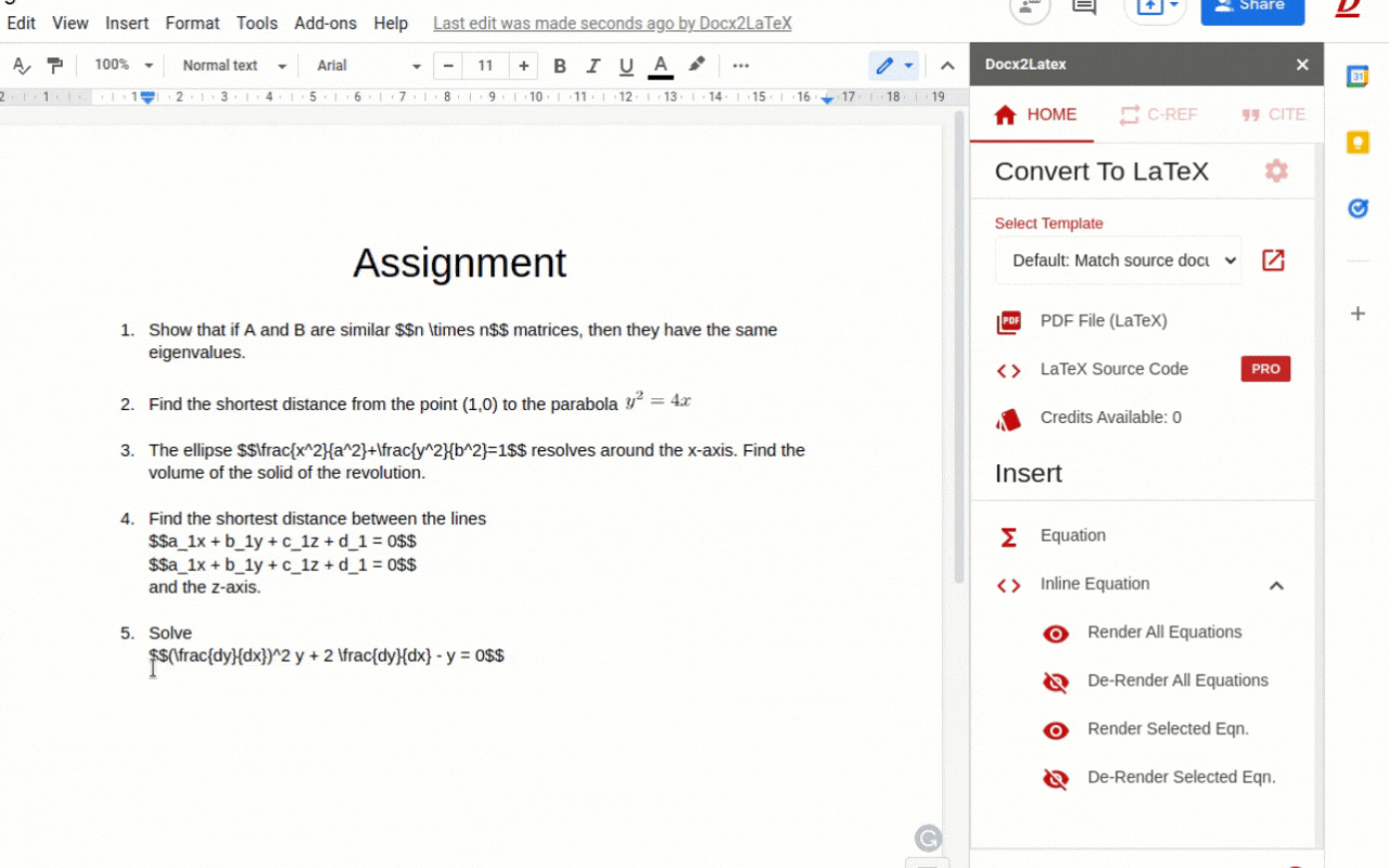 Writing Equations In Google Docs