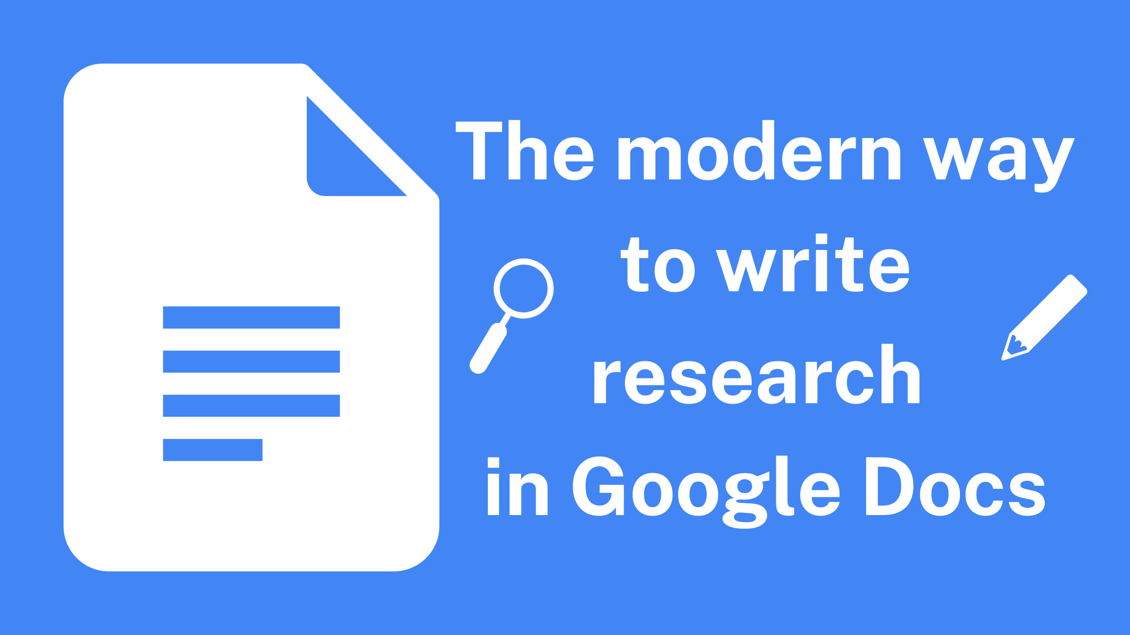 Writing A Research Paper In Google Docs