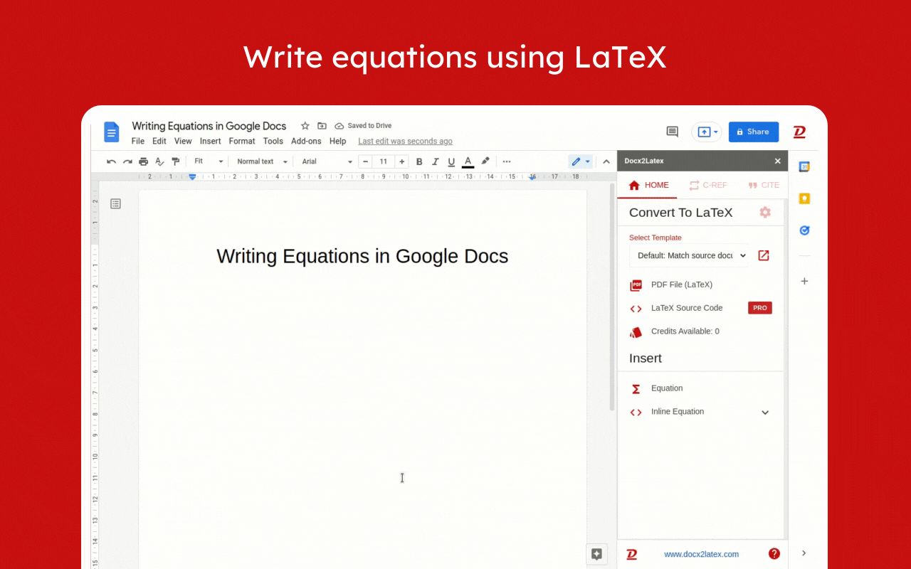 Writing Equations In Google Docs